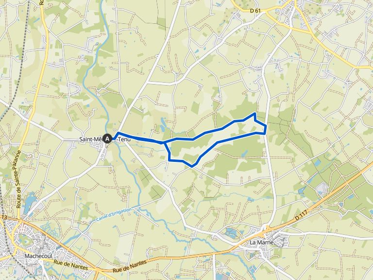 Forêt de Machecoul — boucle depuis Saint-Même-le-Tenu | randonnée ...